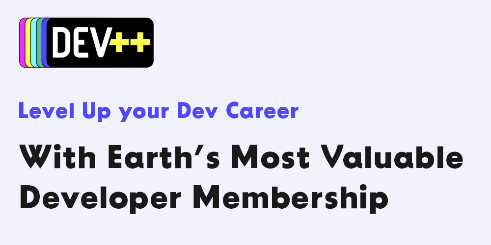 DEV++ - DEV Community